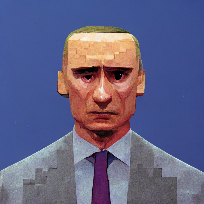 Иллюстрация Putin in minecraft | Illustrators.ru