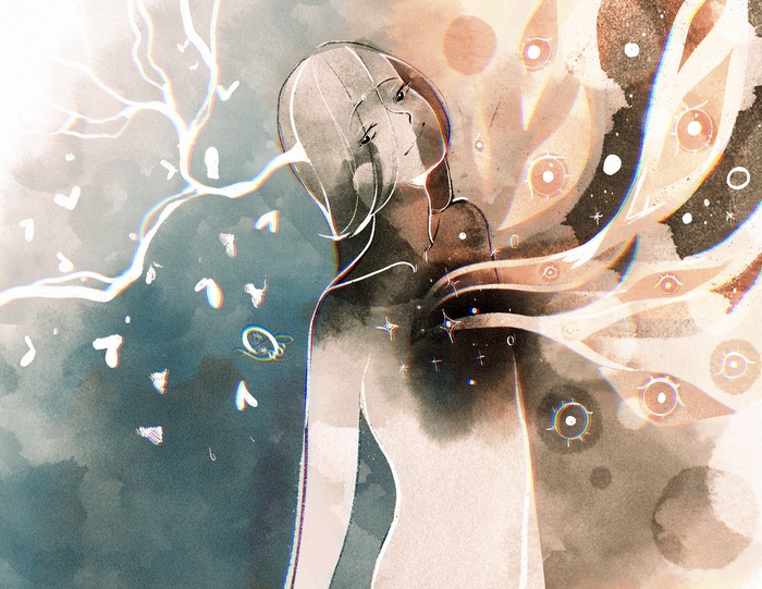 Иллюстрация Мысли и Чувства в стиле 2d | Illustrators.ru