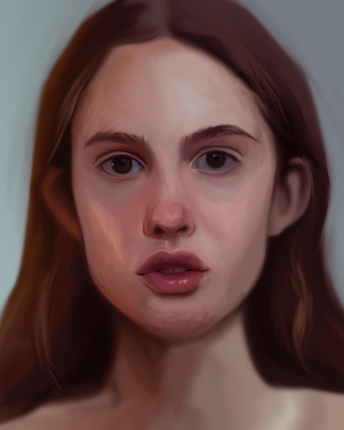 Иллюстрация Портрет в стиле 2d | Illustrators.ru