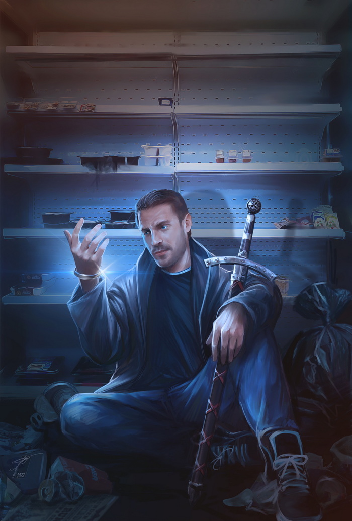 Иллюстрация Супермаркет в стиле персонажи | Illustrators.ru