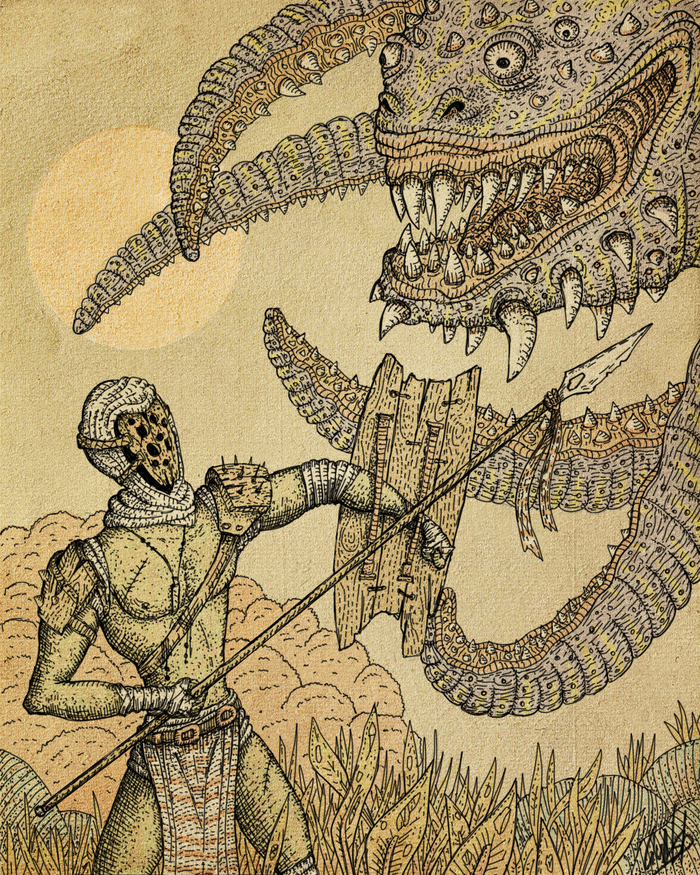 Иллюстрация Bakshi hunt | Illustrators.ru