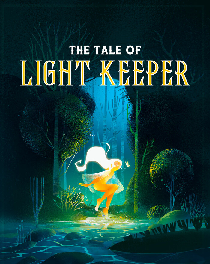 Иллюстрация Luys - the first keeper of light в стиле плакат