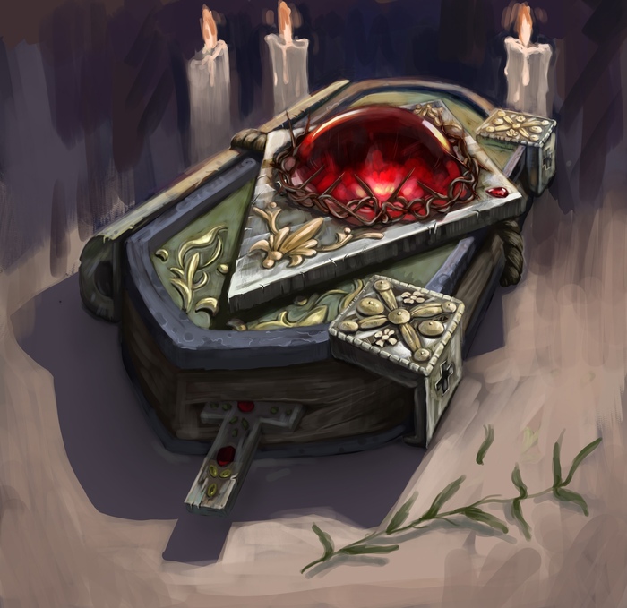 Иллюстрация Книжка в стиле 2d, готический | Illustrators.ru