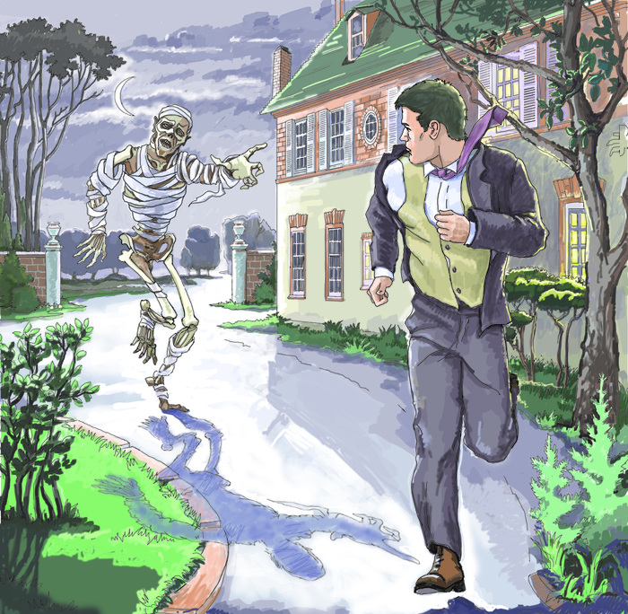 Иллюстрация Lot No. 249, Arthur Conan Doyle | Illustrators.ru