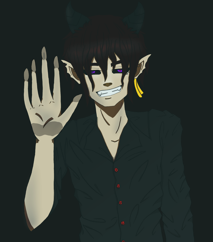 Иллюстрация The demon | Illustrators.ru