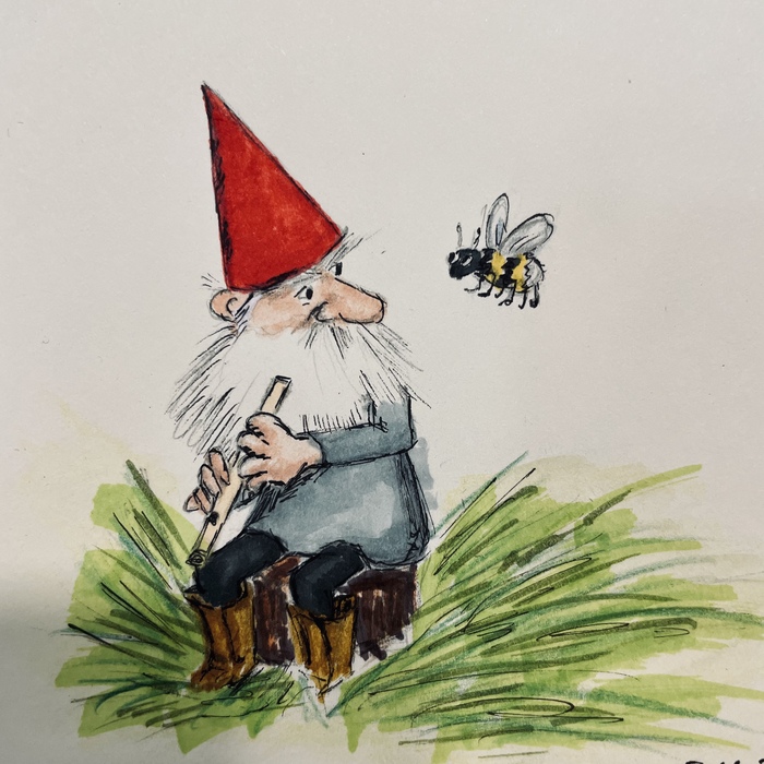 Иллюстрация Гномик в стиле детский | Illustrators.ru