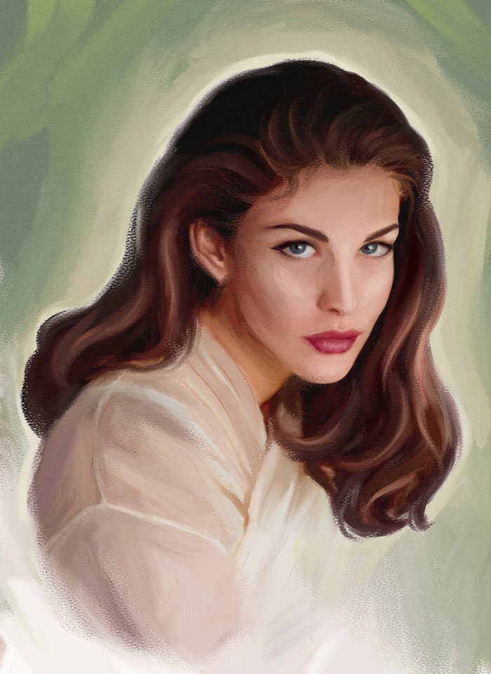 Иллюстрация Лив Тайлер | Illustrators.ru