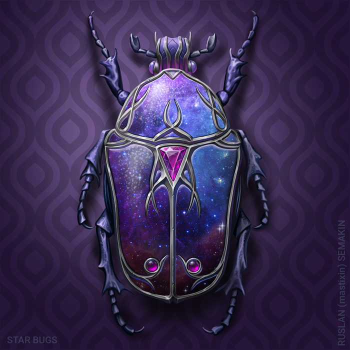 Иллюстрация Star Bugs в стиле 2d | Illustrators.ru