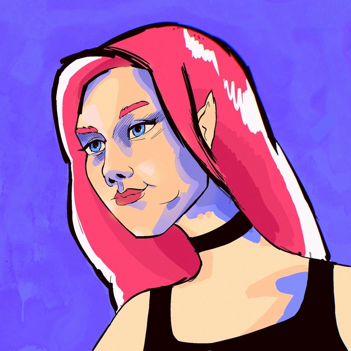 Иллюстрация Girl в стиле 2d | Illustrators.ru