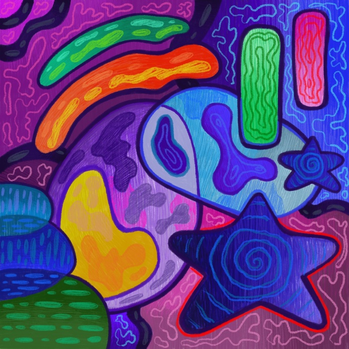 Иллюстрация Abstraction в стиле 2d, абстракция, декоративный