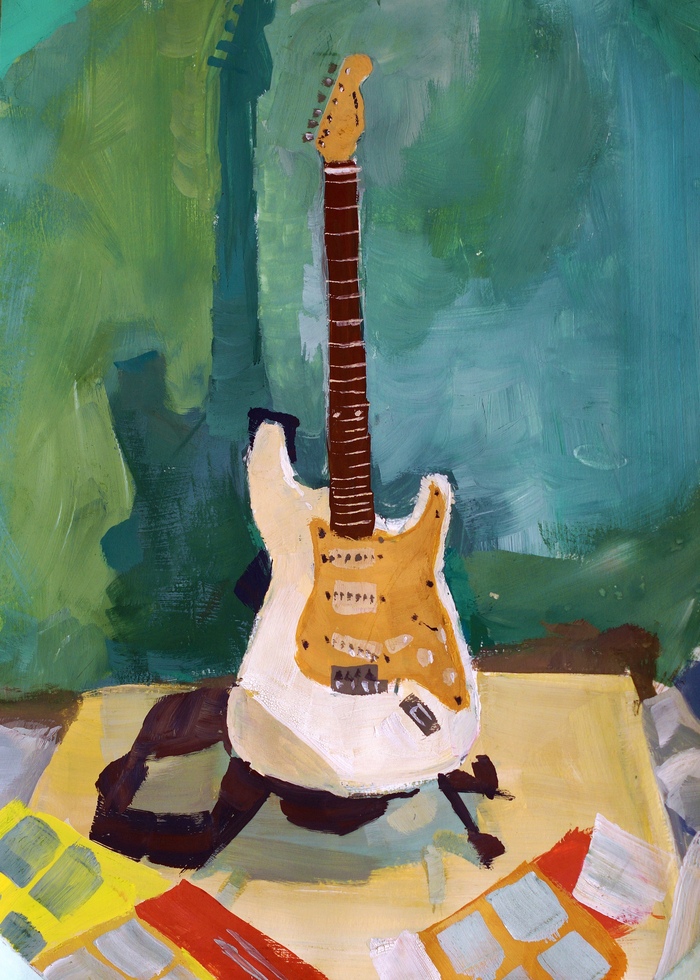 Иллюстрация бытовая зарисовка 2 в стиле академический рисунок,