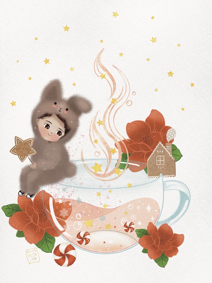 Иллюстрация Magic tea в стиле детский | Illustrators.ru