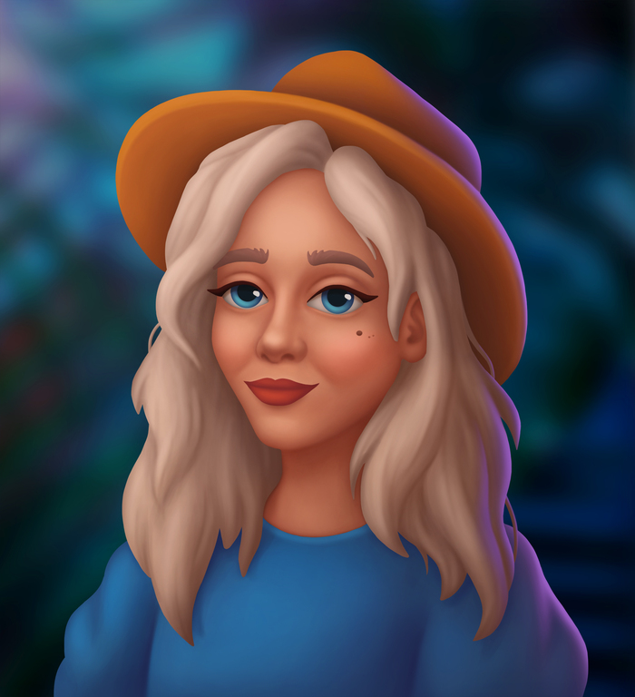 Иллюстрация Портрет в стиле 2d, cg | Illustrators.ru