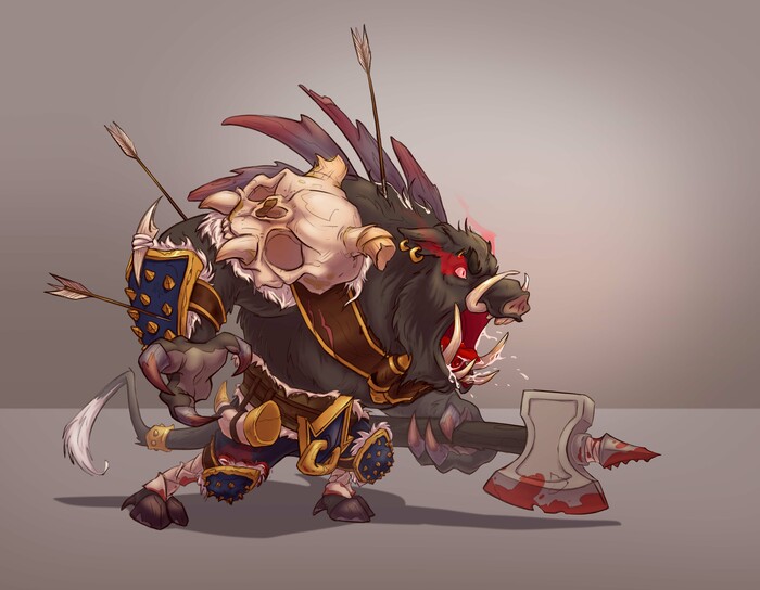 Иллюстрация Berserkr в стиле 2d | Illustrators.ru