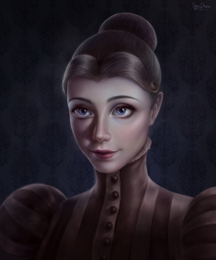 Иллюстрация Виктория в стиле cg | Illustrators.ru