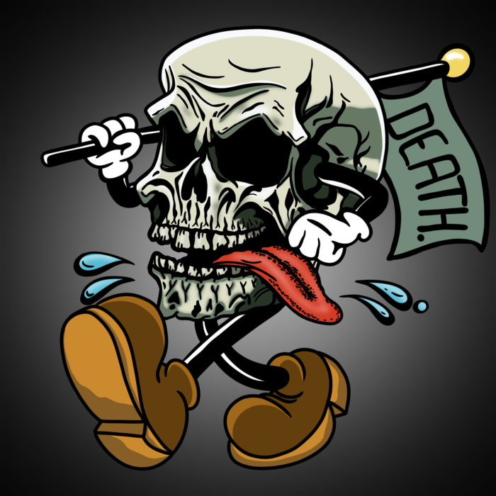 Иллюстрация death в стиле 2d, журнальный | Illustrators.ru