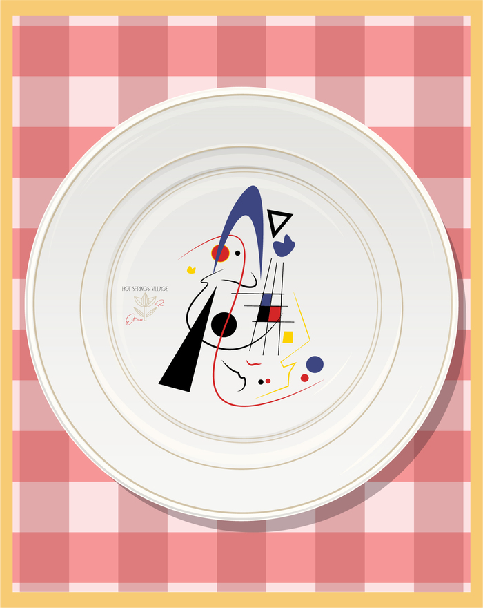 Иллюстрация PLATE DESIGN в стиле 2d | Illustrators.ru