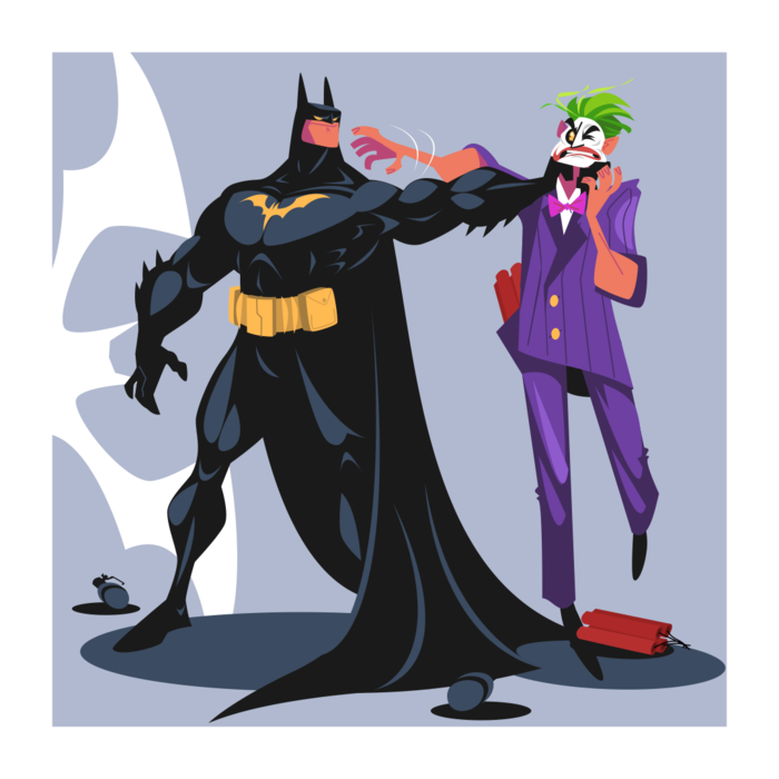 Иллюстрация Batman в стиле 2d | Illustrators.ru