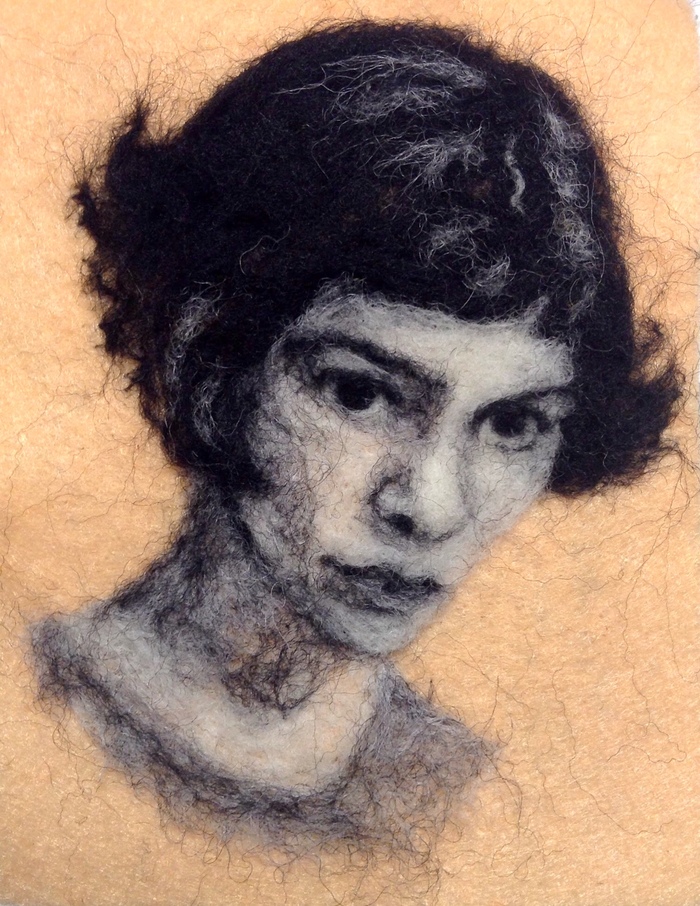 Иллюстрация Wool portrait 2 в стиле другое | Illustrators.ru