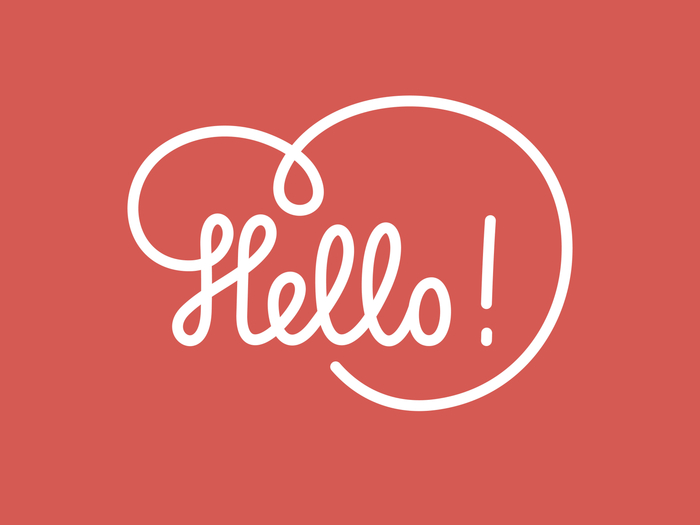 Иллюстрация Hello! в стиле 2d | Illustrators.ru