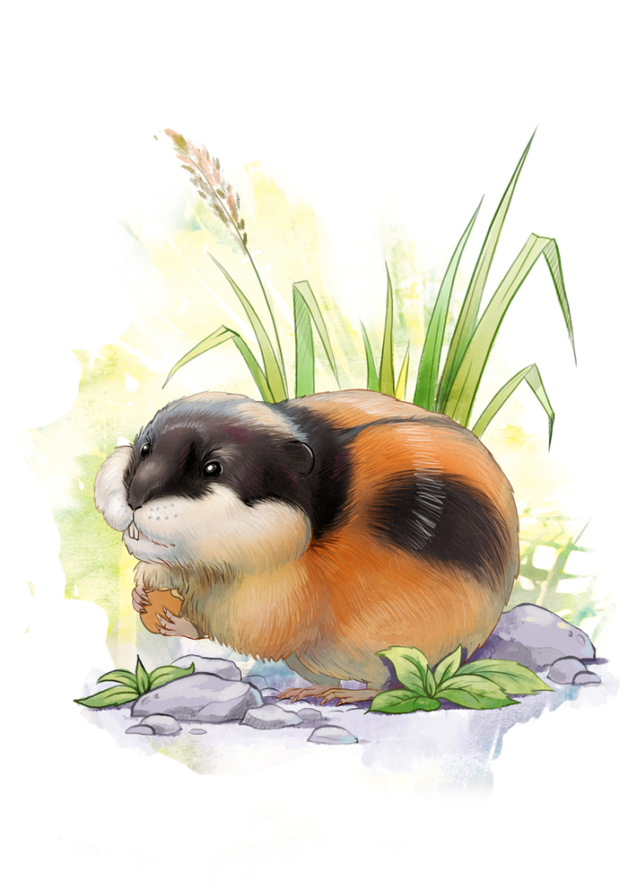 Иллюстрация Леминг в стиле 2d | Illustrators.ru