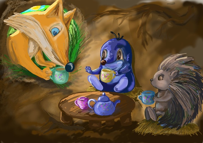 Иллюстрация Tea time | Illustrators.ru