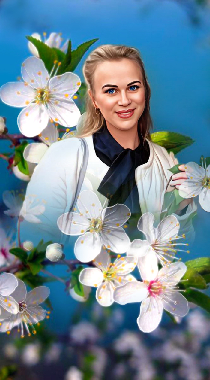 Иллюстрация Весеннее настроение в стиле 2d | Illustrators.ru