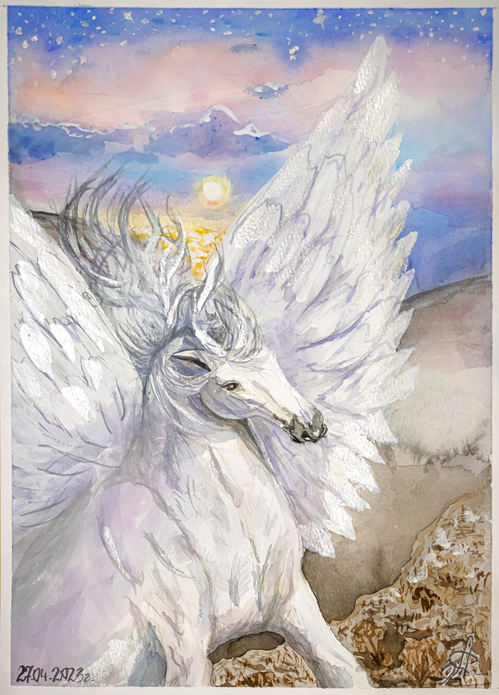 Иллюстрация "Волшебный Пегас" | Illustrators.ru