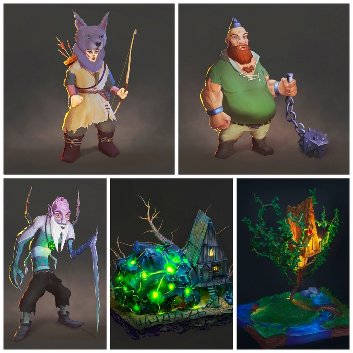 Иллюстрация 2d art в стиле game dev | Illustrators.ru