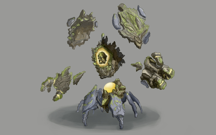 Иллюстрация Элементаль в стиле 2d, cg, персонажи | Illustrators.ru