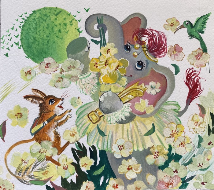 Иллюстрация Радость в стиле персонажи | Illustrators.ru