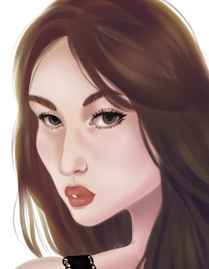 Иллюстрация Портрет в стиле 2d | Illustrators.ru