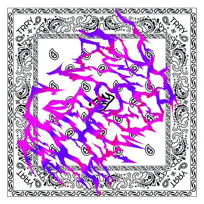 Иллюстрация Bandana TRRY SRX White в стиле 2d | Illustrators.ru