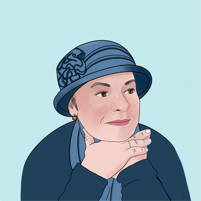 Иллюстрация Цифровой портрет в стиле 2d | Illustrators.ru