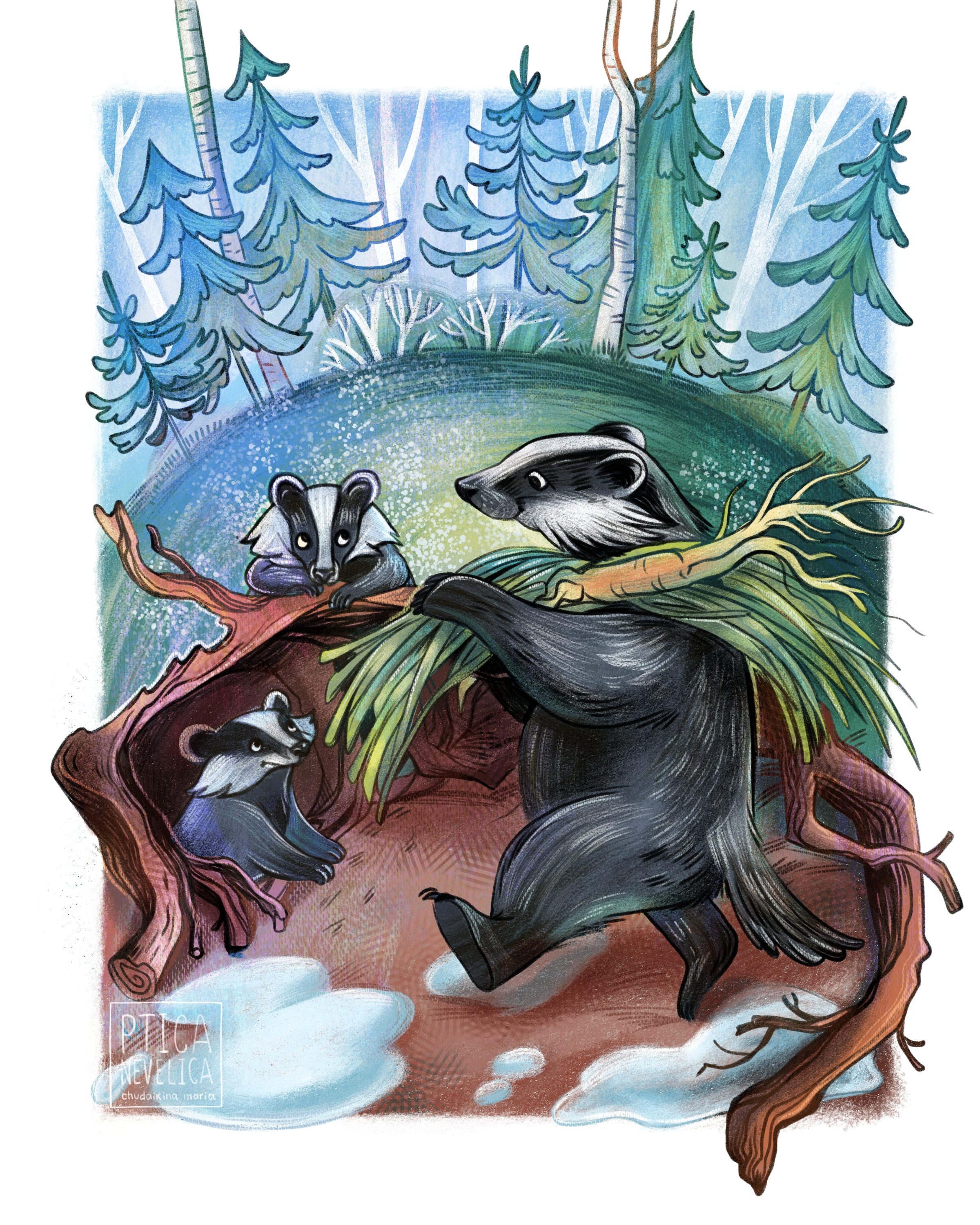 Иллюстрация Дом в стиле детский | Illustrators.ru