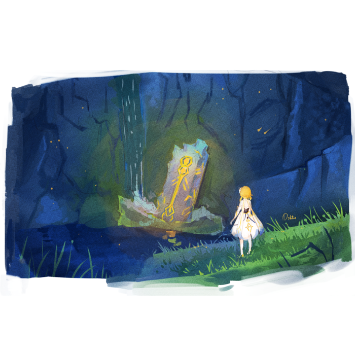 Иллюстрация In the chasm в стиле 2d, cg, детский | Illustrators.ru