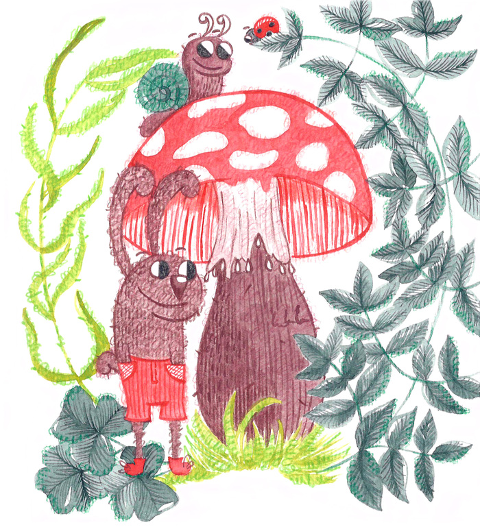 Иллюстрация Акварельная иллюстрация для детской книги Сутеева