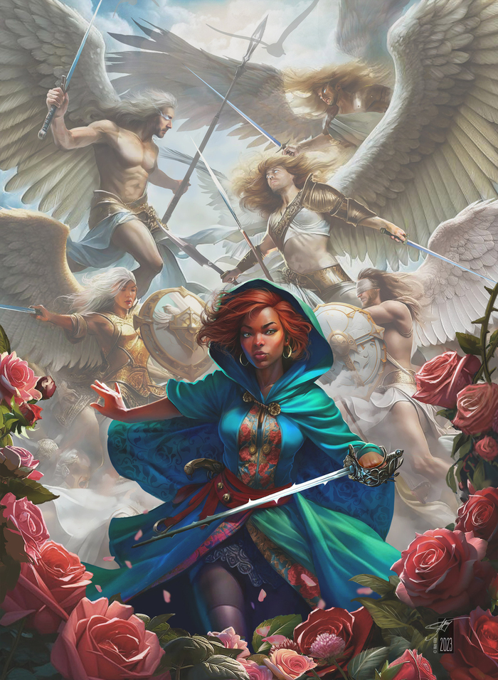 Иллюстрация Роза фон Бек в стиле персонажи | Illustrators.ru