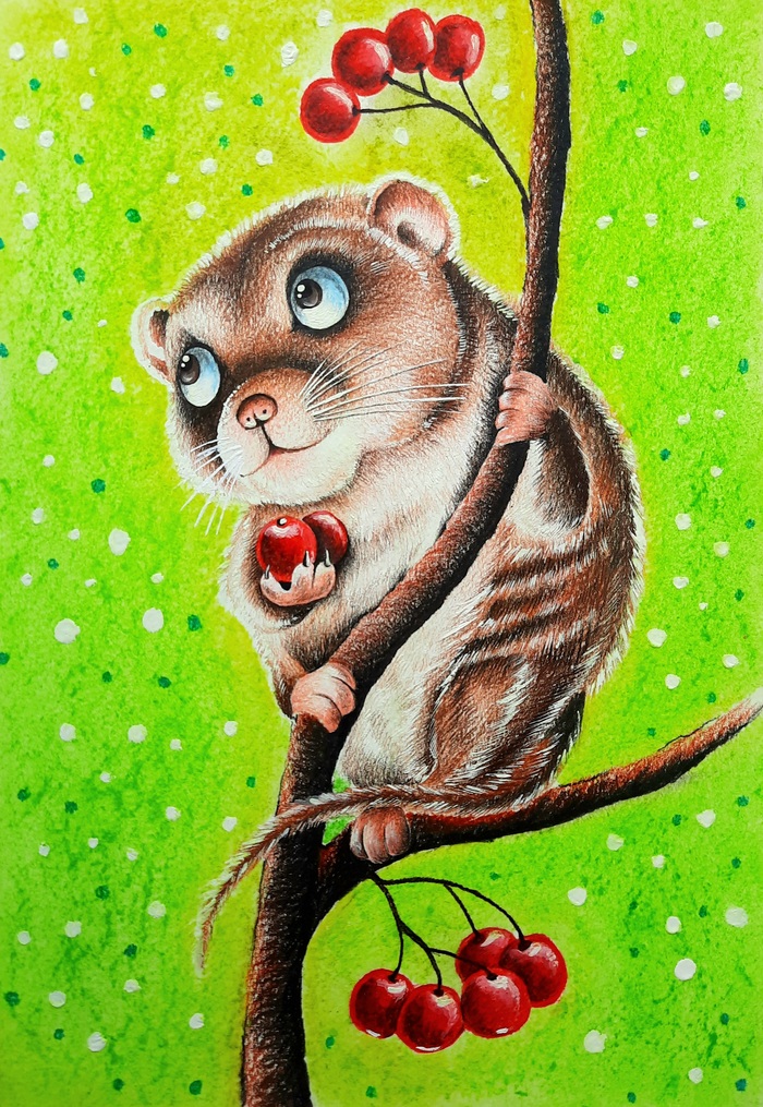 Иллюстрация Неведомая зверушка в стиле детский, книжная графика,