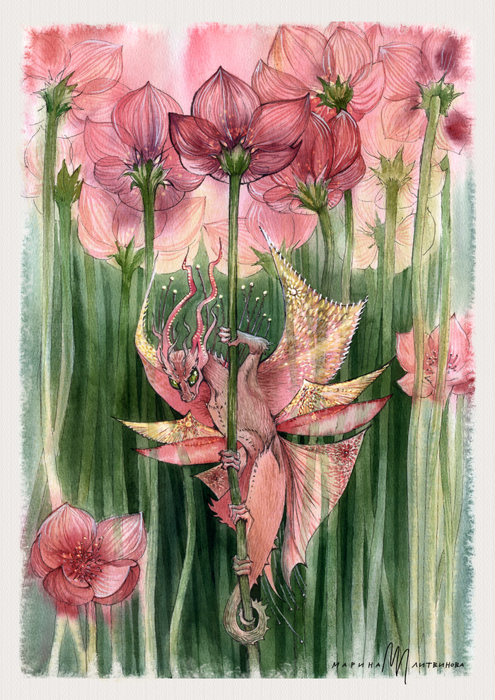 Иллюстрация Серия МиниДраконы | Illustrators.ru