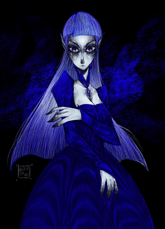 Иллюстрация Vampire в стиле персонажи | Illustrators.ru