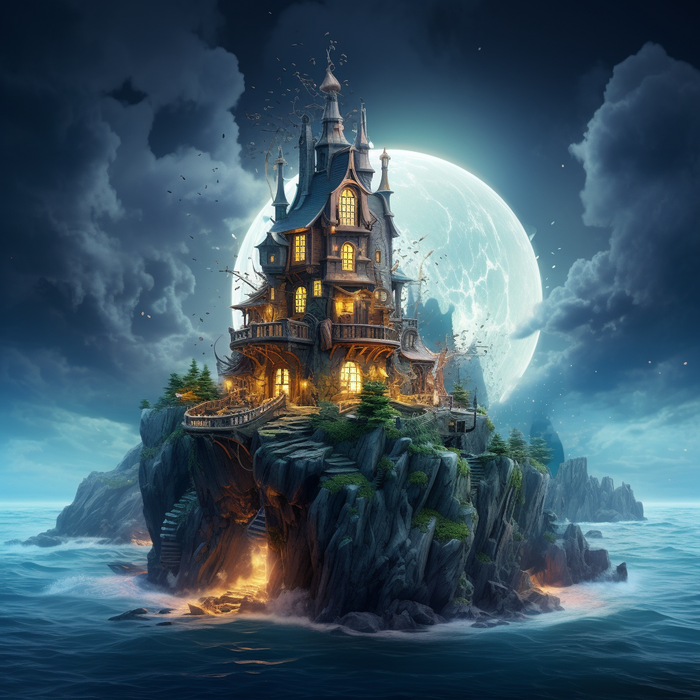 Иллюстрация Обложка для книги в стиле абстракция, готический, сюр