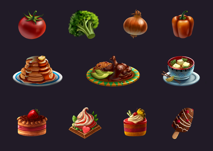 Иллюстрация Концепт еды в стиле концептуальный | Illustrators.ru