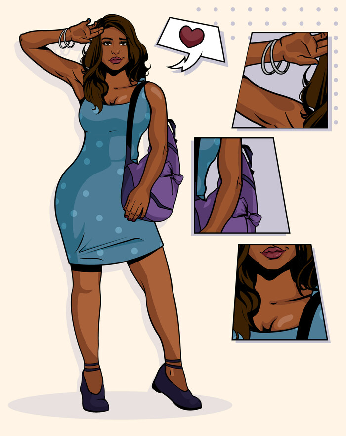 Иллюстрация Comics girls: Two в стиле 2d | Illustrators.ru