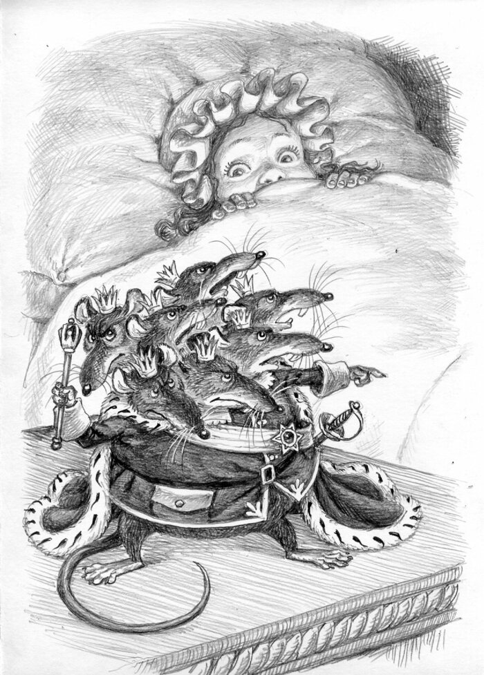 Иллюстрация Ой боюсь в стиле графика | Illustrators.ru