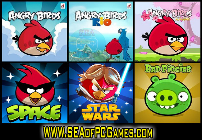 Иллюстрация Angry Birds PC Games Collection 1 Full Setup в стиле