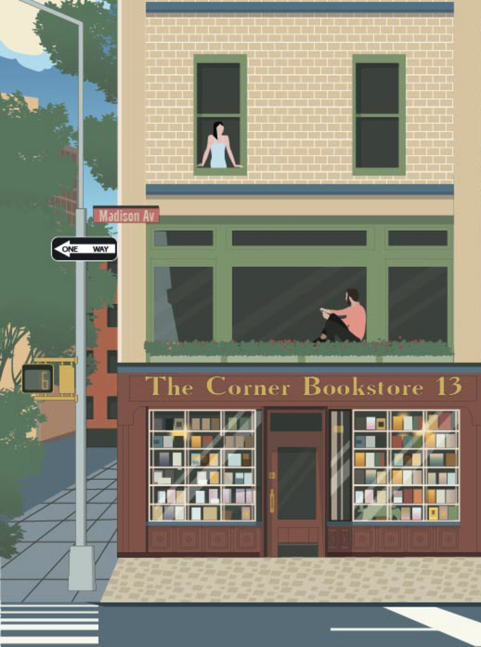 Иллюстрация bookstore в стиле 2d | Illustrators.ru