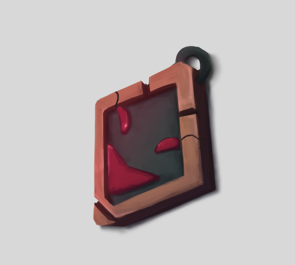 Иллюстрация Багровая Печатка в стиле 2d, cg, game dev