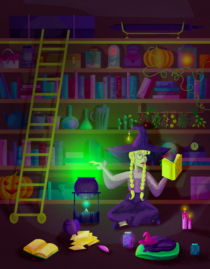 Иллюстрация Вечерняя практика в стиле персонажи | Illustrators.ru