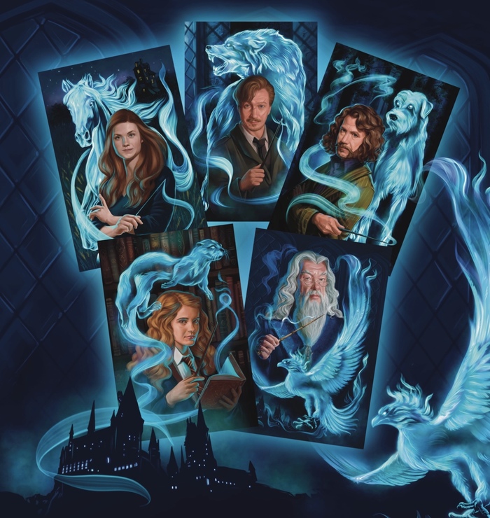 Иллюстрация Открытки «Гарри Поттер» в стиле cg, game dev,